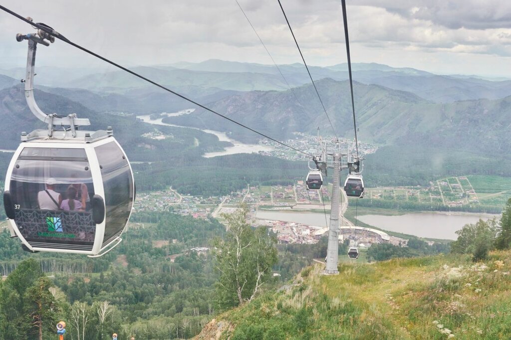 Hızlı ulaşım istasyonu Средняя станция 620 м, Altay Cumhuriyeti, foto