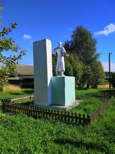 Павшим воинам Великой Отечественной войны 1941-1945 гг. (Kostroma Region, Oktyabrskiy munitsipalny okrug, selo Solovetskoye), anıt, heykel  Kostromskaya oblastından