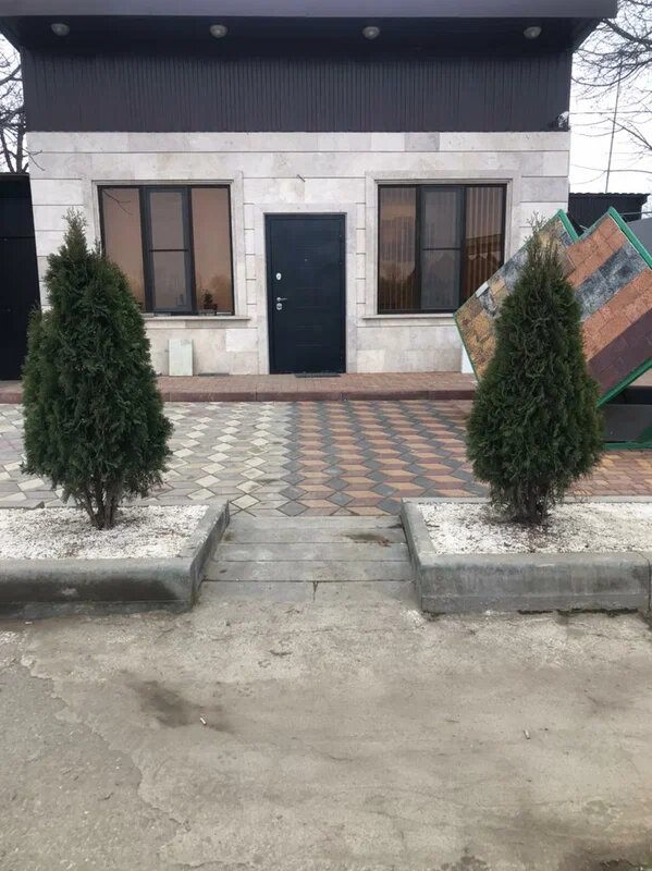 Kaldırım taşları Yantar-Cream, Kırım Cumhuriyeti, foto