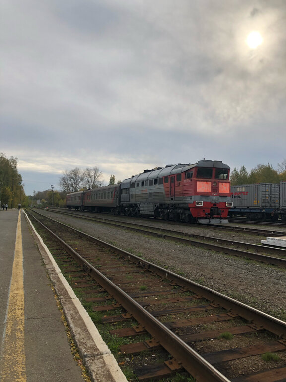 Tren istasyonu Лысьва, Lysva, foto