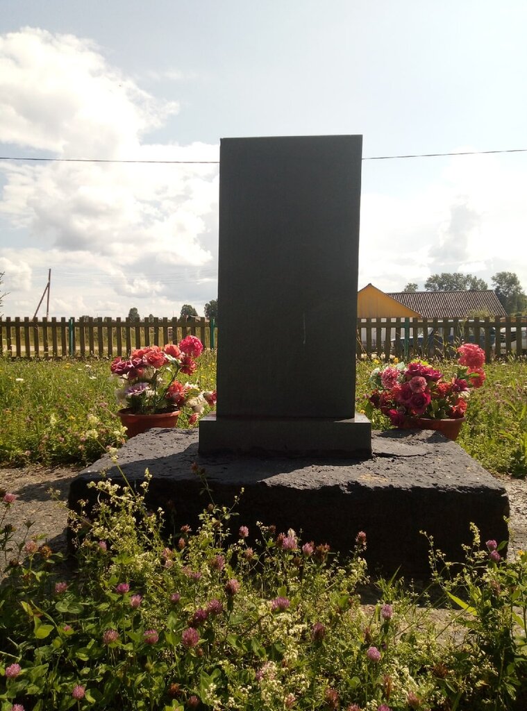 Anıt levhası, anıt taş Воинам-землякам, погибшим на фронтах Великой Отечественной войны, Vologodskaya oblastı, foto