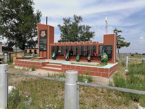 Участникам Великой Отечественной войне, 1941-1945 гг. (Republic of Buryatia, Kyakhtinskiy District, selo Ust-Kiran), anıt, heykel  Buriatya'dan