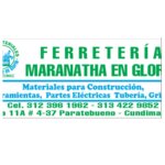 Ferremateriales Maranatha EN Gloria (Bogotá, Santa Fe, San Bernardo), i̇nşaat malzemeleri toptan  Bogota'dan
