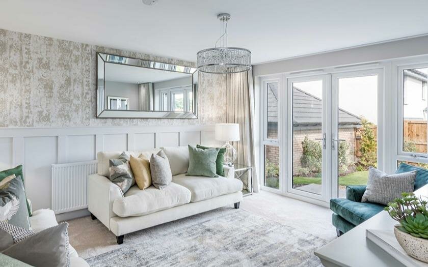 Arazi dizisi David Wilson Homes - Rosewell Meadow, Midlothian Konseyi, foto