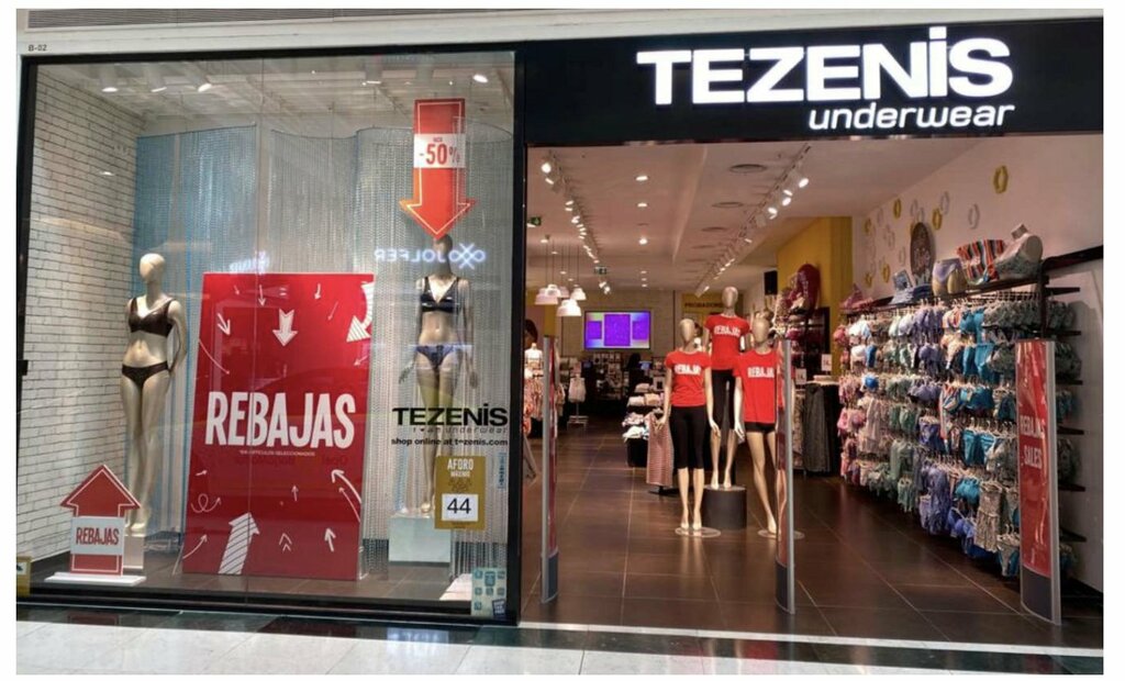 Giyim mağazası Tezenis, Alicante, foto