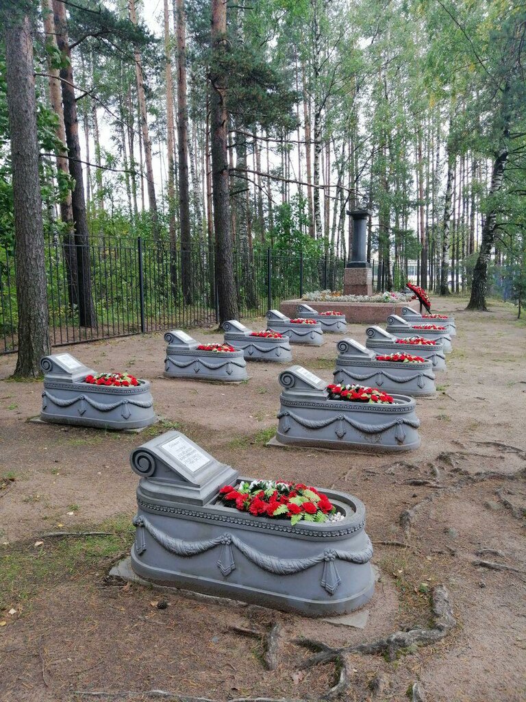 Anıt, heykel Братская могила советских воинов, погибших в Великую Отечественную войну, Saint‑Petersburg, foto