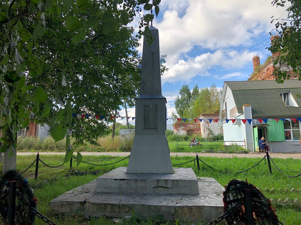 Anıt, heykel Павшим в Великой Отечественной войне, İvanovskaya oblastı, foto