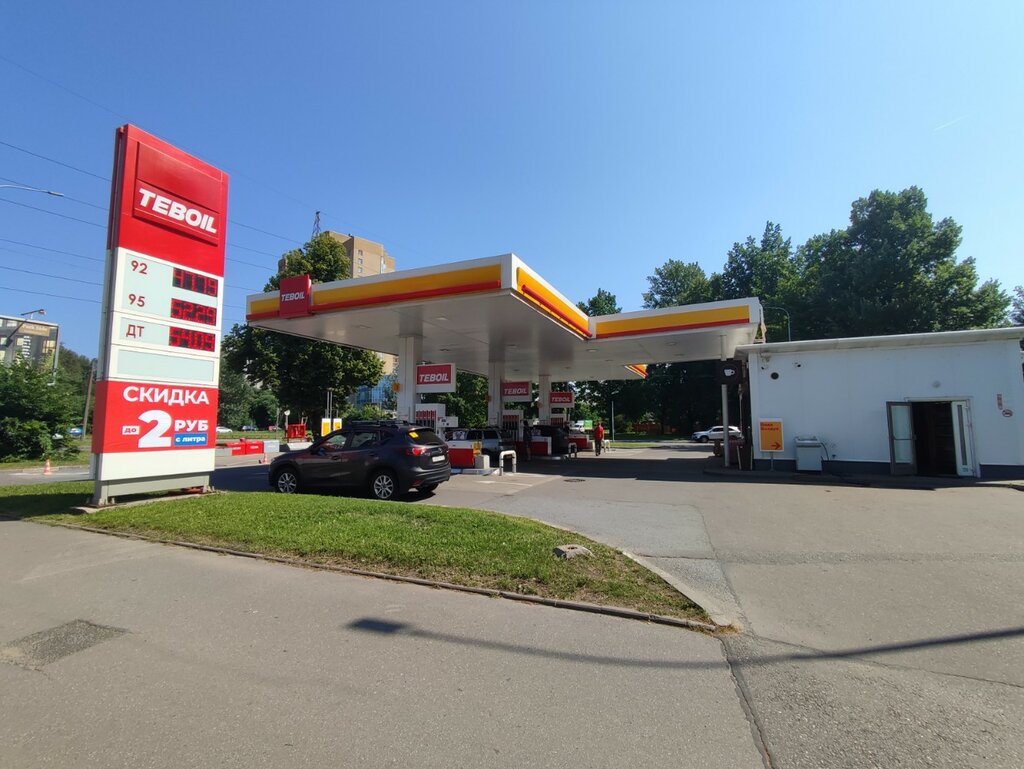 Benzin istasyonu Shell, Saint‑Petersburg, foto