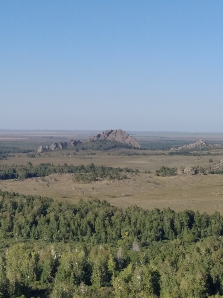 Dağ zirvesi Сопка Острая 472 метра, Altayski krayı, foto