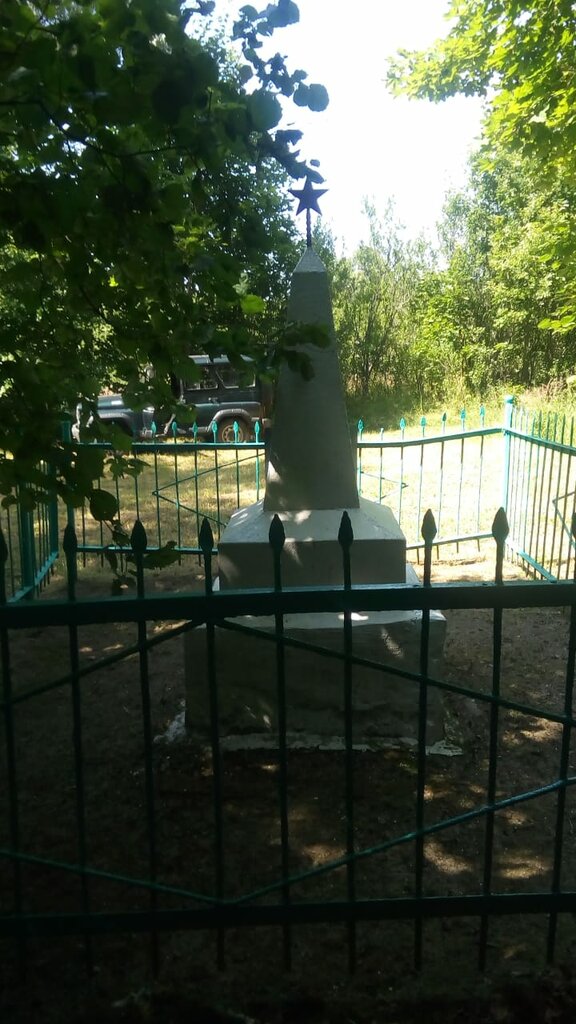 Anıt, heykel Братская могила, Kalujskaya oblastı, foto