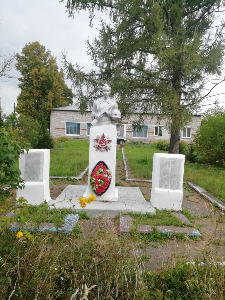 Anıt, heykel Павшим воинам Великой Отечественной войны 1941-1945 гг., Nijegorodskaya oblastı, foto