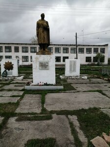 Мемориал погибшим воинам в годы ВОВ 1941-1945 гг. (Kurgan Region, Makushinskiy Municipal District, selo Konovalovo), anıt, heykel  Kurganskaya oblastından