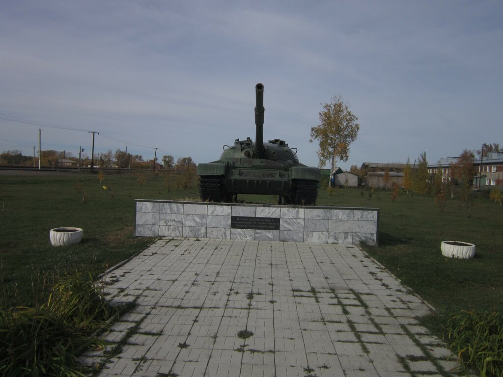 Anıt, heykel 70 лет Победы в Великой Отечественной войне, Novosibirskaya oblastı, foto