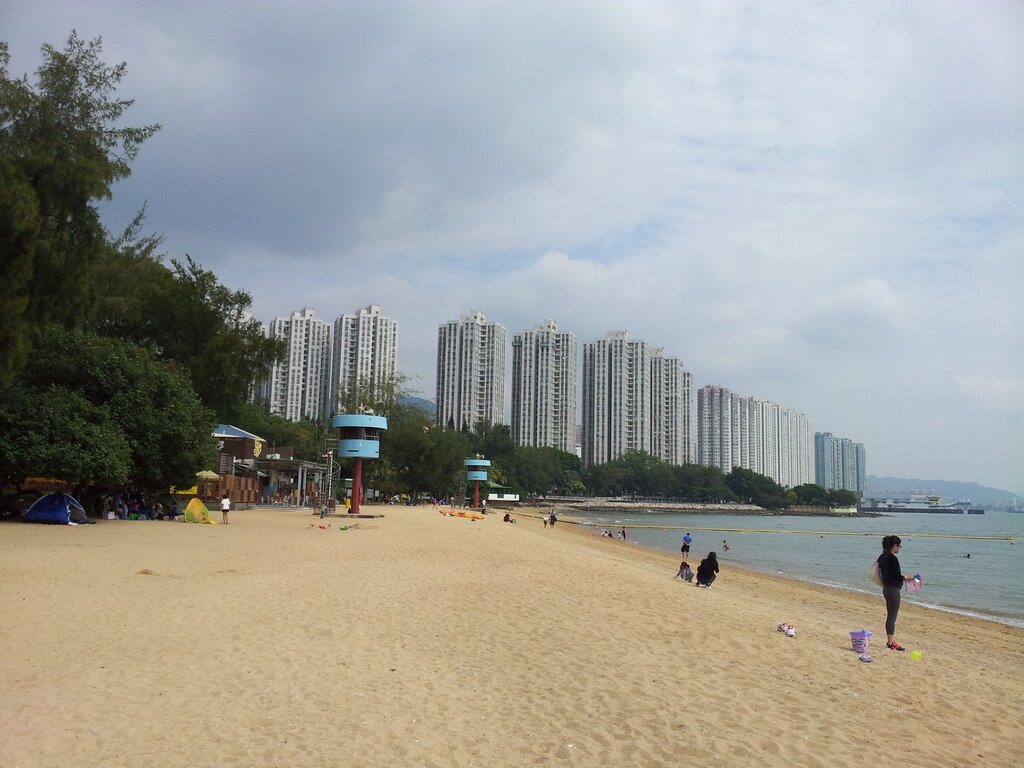 Plaj Butterfly Beach, Hong Kong, foto
