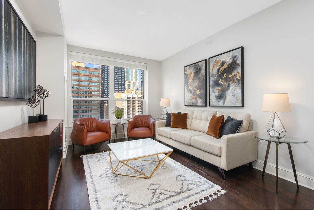 Emlak ofisi 850 Lake Shore Drive, Chicago, foto