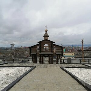 Anıt, heykel Норильская Голгофа, Krasnoyarski krayı, foto