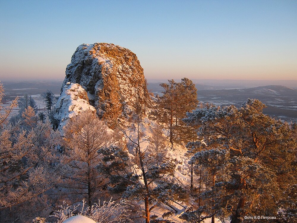 Seyir terası Гыршелунский камень, Zabaykalski krayı, foto