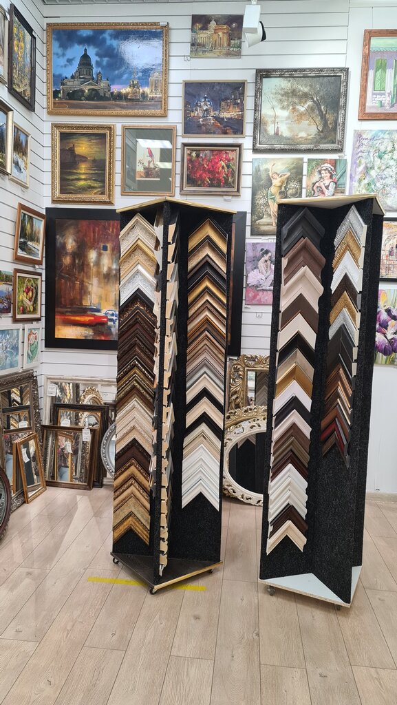 Resim, tablo ve çerçeve mağazaları Bagetnaya masterskaya Artis, Saint‑Petersburg, foto