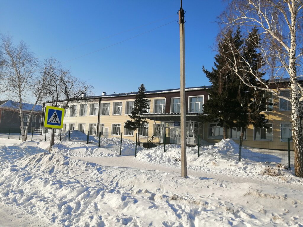 Ortaokul Калманская средняя общеобразовательная школа имени Г.А. Ударцева, Altayski krayı, foto