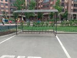 Bicycle parking (Leningrad Region, Vsevolozhckiy DIstrict, Zanevskoye gorodskoye poseleniye, Kudrovo, zhiloy kompleks Novy Okkervil), bisiklet park yerleri