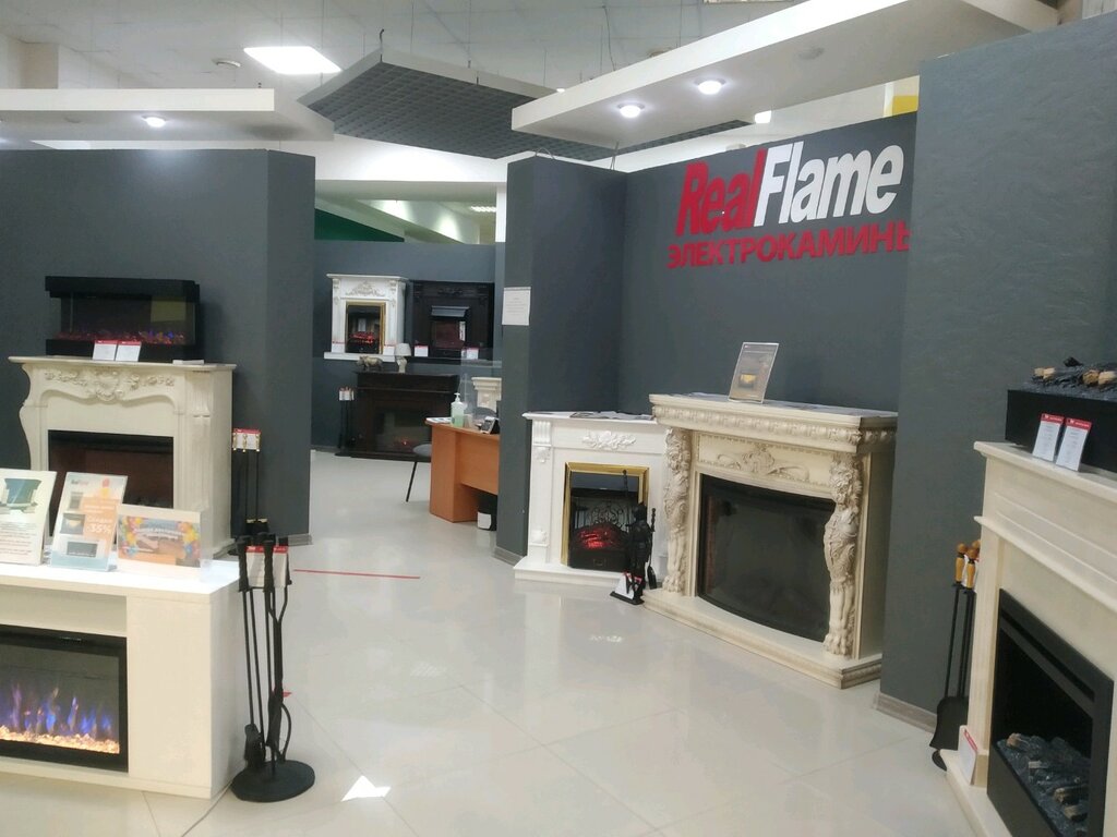 Soba, şömine Realflame, Saint‑Petersburg, foto