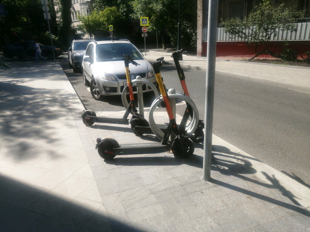 Bisiklet park yerleri Bicycle parking, Moskova, foto