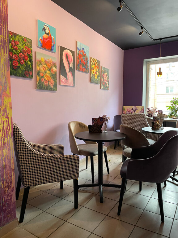 Kahve dükkanları Fan Art Cafe, Aleksandrov, foto