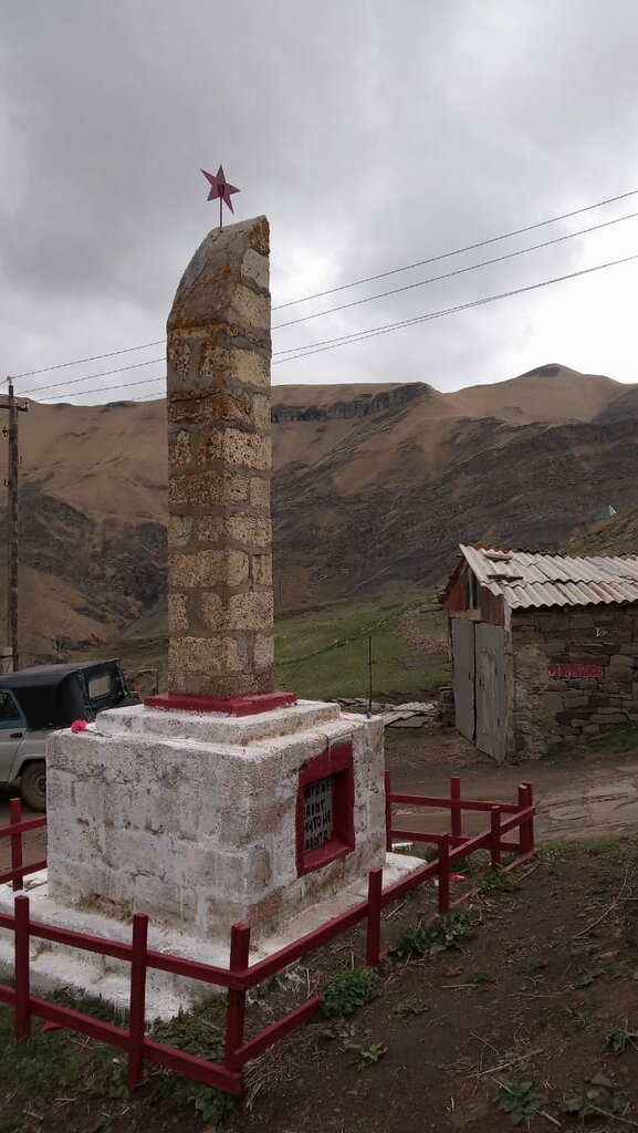 Anıt, heykel Участникам Великой Отечественной войны, Dağıstan, foto