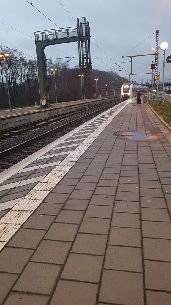 Tren istasyonu Stolberg (Rheinland) Hauptbahnhof, Kuzey Ren‑Vestfalya, foto