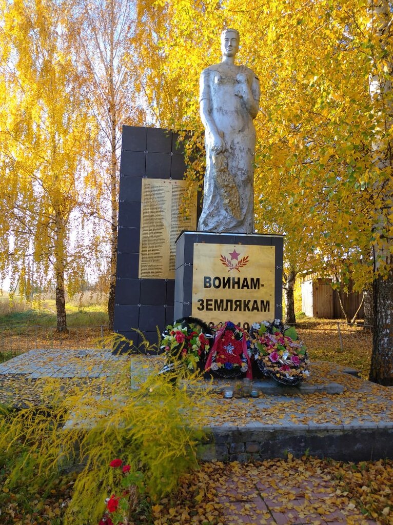 Anıt, heykel Обелиск в честь земляков, не вернувшихся с ВОВ, Kirovskaya oblastı, foto