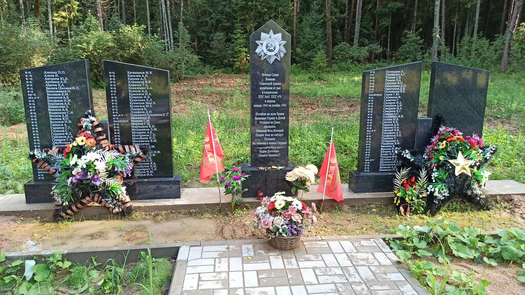 Anıt, heykel Братская могила, Moskova ve Moskovskaya oblastı, foto