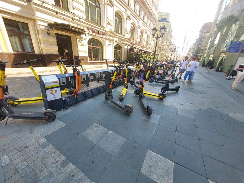 Bisiklet park yerleri Bicycle stand, Moskova, foto