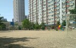Футбольное поле (Krasnodar, Tsentralniy City administrative district, mikrorayon Pokrovka, zhiloy kompleks Pokrovskiy), spor alanı  Krasnodar'dan