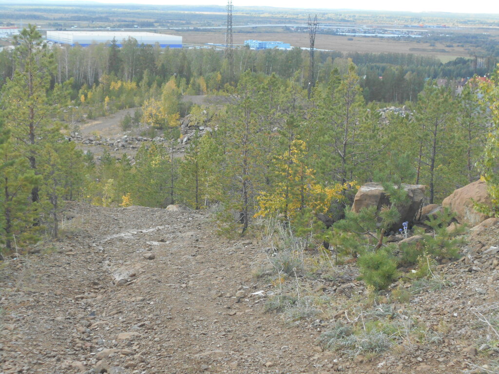 Dağ zirvesi Шиловский кряж, Yekaterinburg, foto