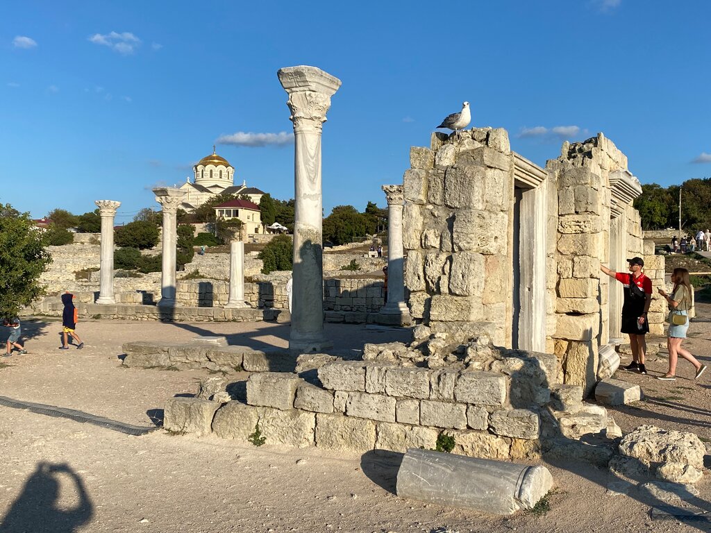 Turistik yerler Ancient Theater of Chersonesos, Sevastopol, foto