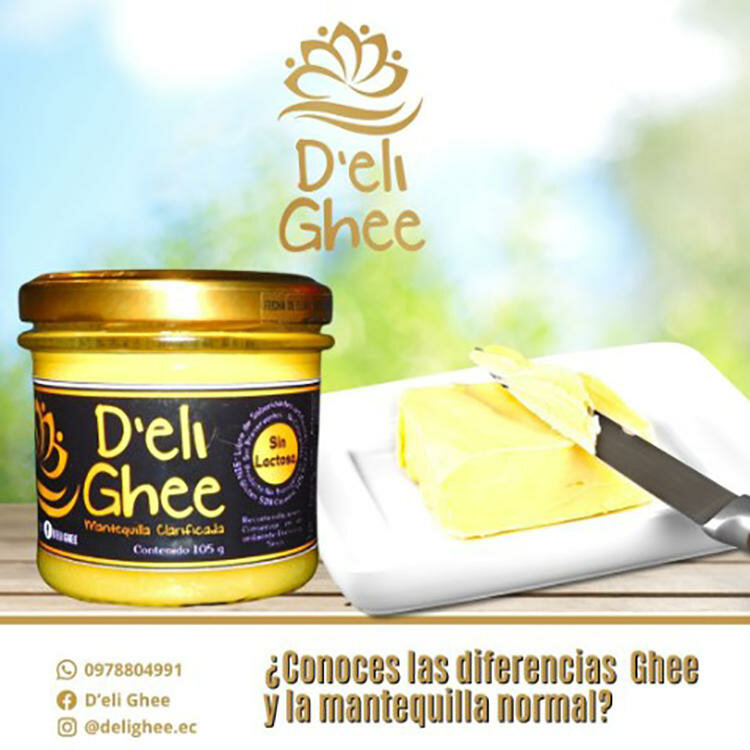Kuruyemiş, atıştırmalık, kuru meyve D’eli Ghee Mantequilla sin lactosa, Guayaquil, foto