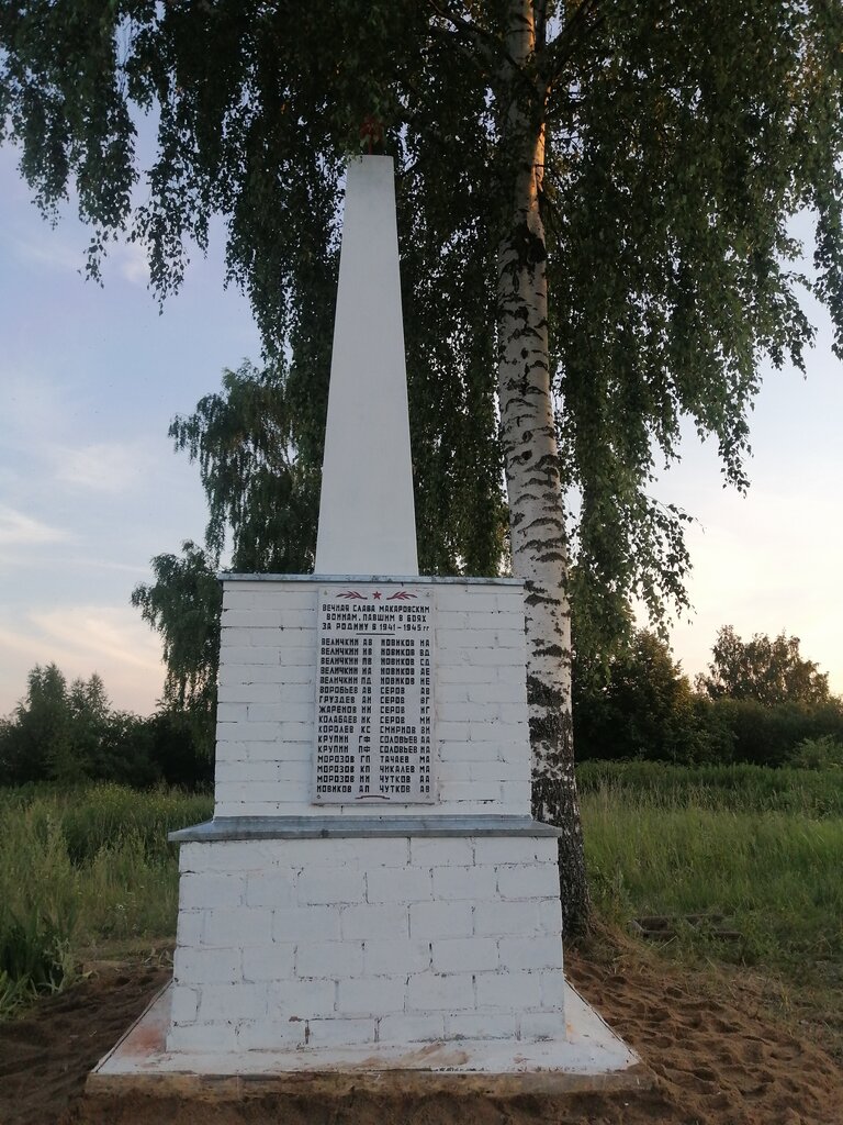 Anıt, heykel Обелиск Ничто не забыто, никто не забыт, İvanovskaya oblastı, foto