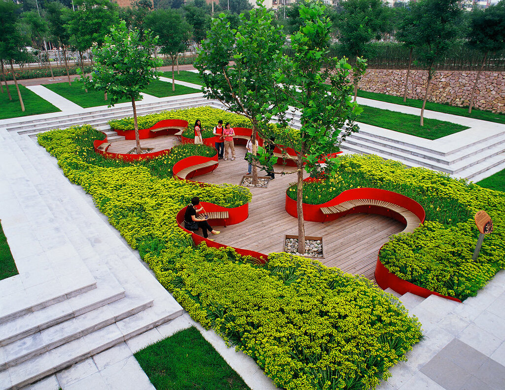 Peyzaj tasarımı Green_city18, Sarapul, foto
