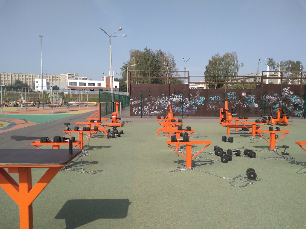 Spor alanı Тренажерная площадка, Magnitogorsk, foto