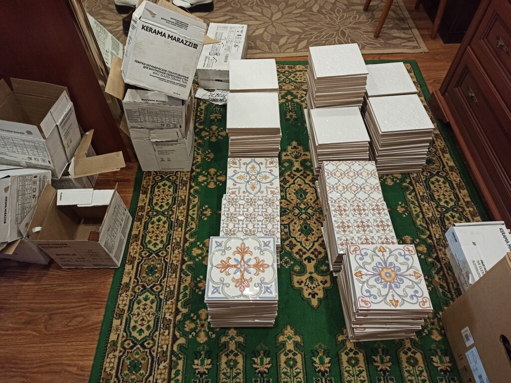 Seramik fayans Kerama Marazzi, Moskova ve Moskovskaya oblastı, foto