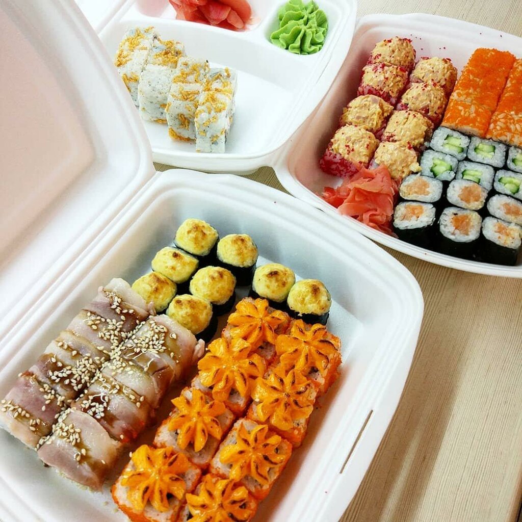 Suşi restoranı Суши Wok, Stupino, foto