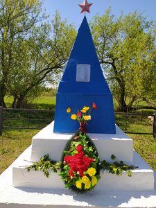 Обелиск участникам Великой Отечественной войны (Republic of Bashkortostan, Davlekanovskiy rayon, Kadyrgulovskiy selsovet, selo Filippovka), anıt, heykel  Başkurdistan'dan