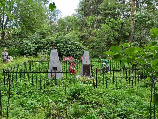 Anıt, heykel Братская могила, Saint‑Petersburg ve Leningradskaya oblastı, foto
