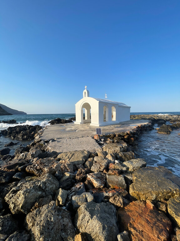 Ortodoks kiliseleri Chapel of Agios Nikolaos, Girit, foto