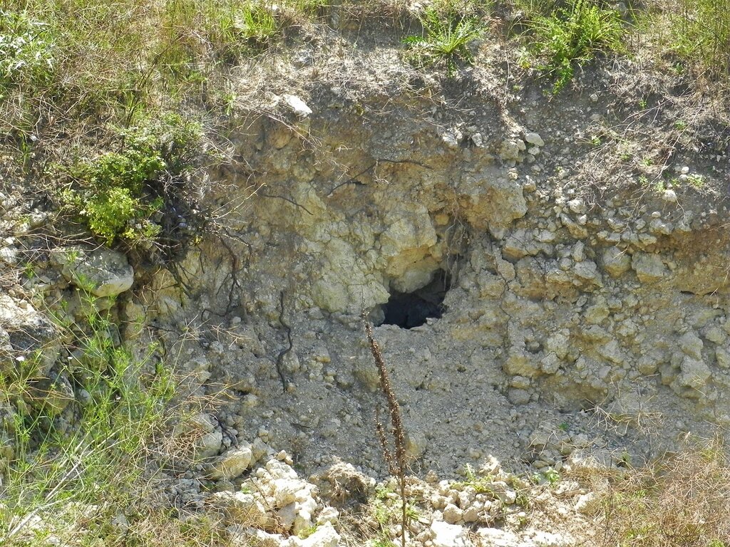 Arkeolojik sit alanı Курган Куль-Оба, 400-370 года до н.э., Kırım Cumhuriyeti, foto
