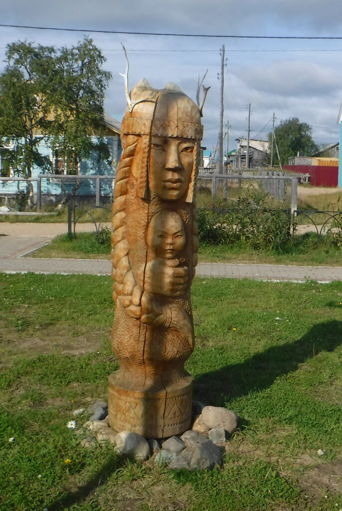 Dekorasyon ve süsleme, onur panosu Я' Миня, Nenets özerk okrugu, foto