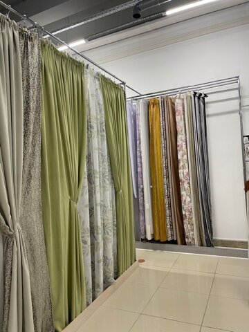 Perde ve korniş üreticileri Salon shtor Aimeetex, Nijnekamsk (Tüben Kama), foto