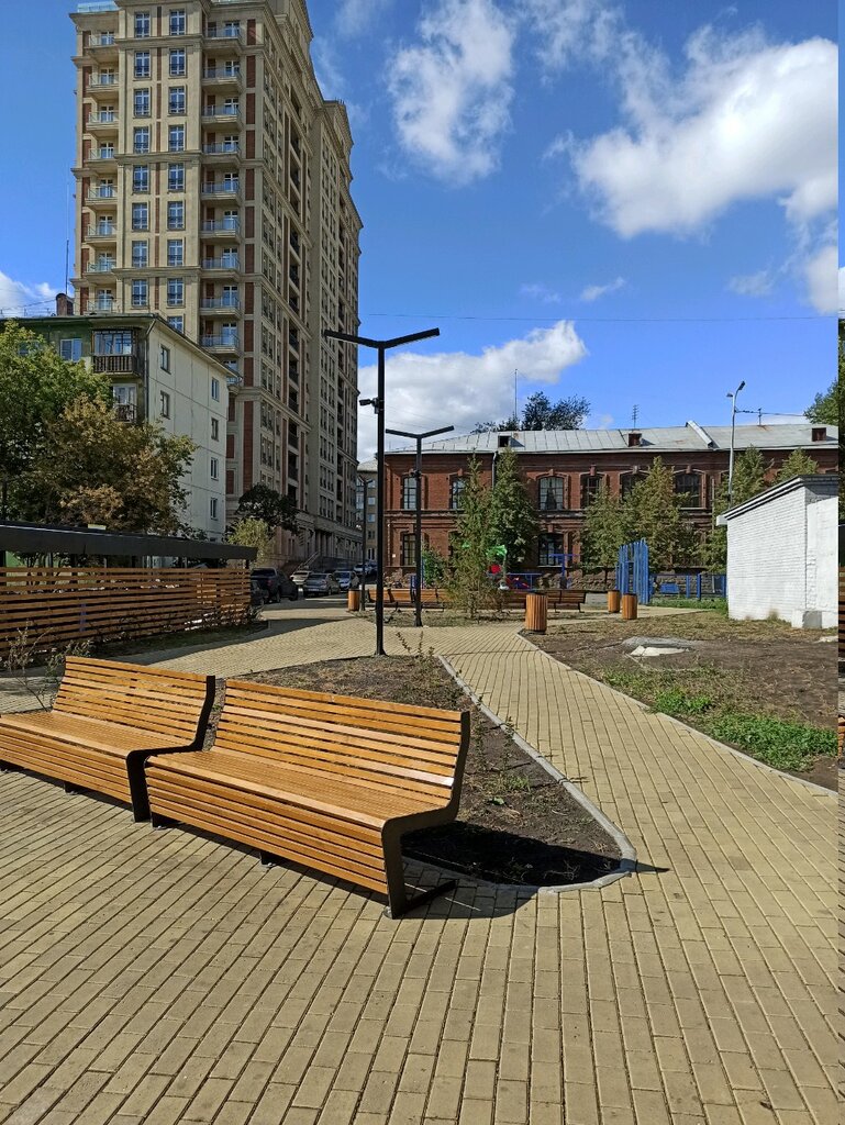 Kültür ve eğlence parkları Сквер имени художника Николая Русакова, Çeliabinsk, foto
