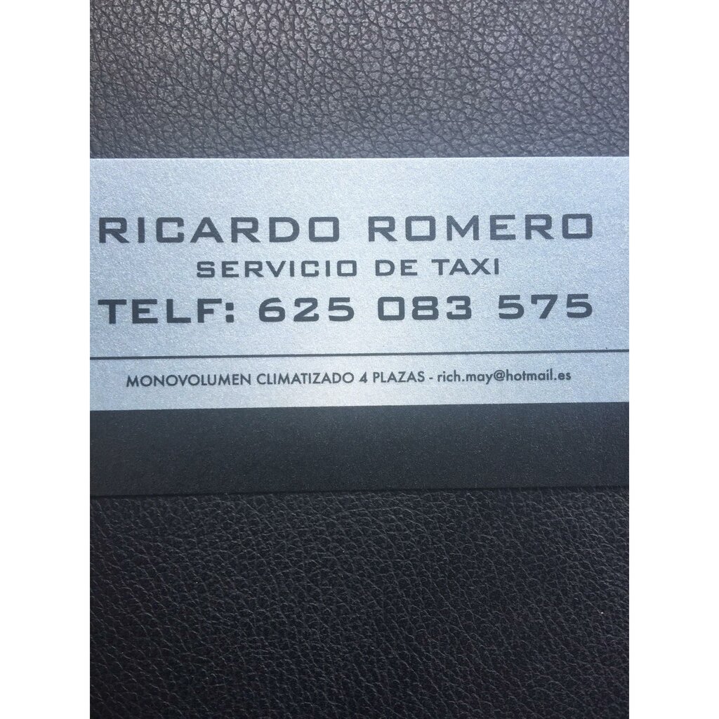 Taksi Ricardo Romero Aliaga, Valensiya, foto
