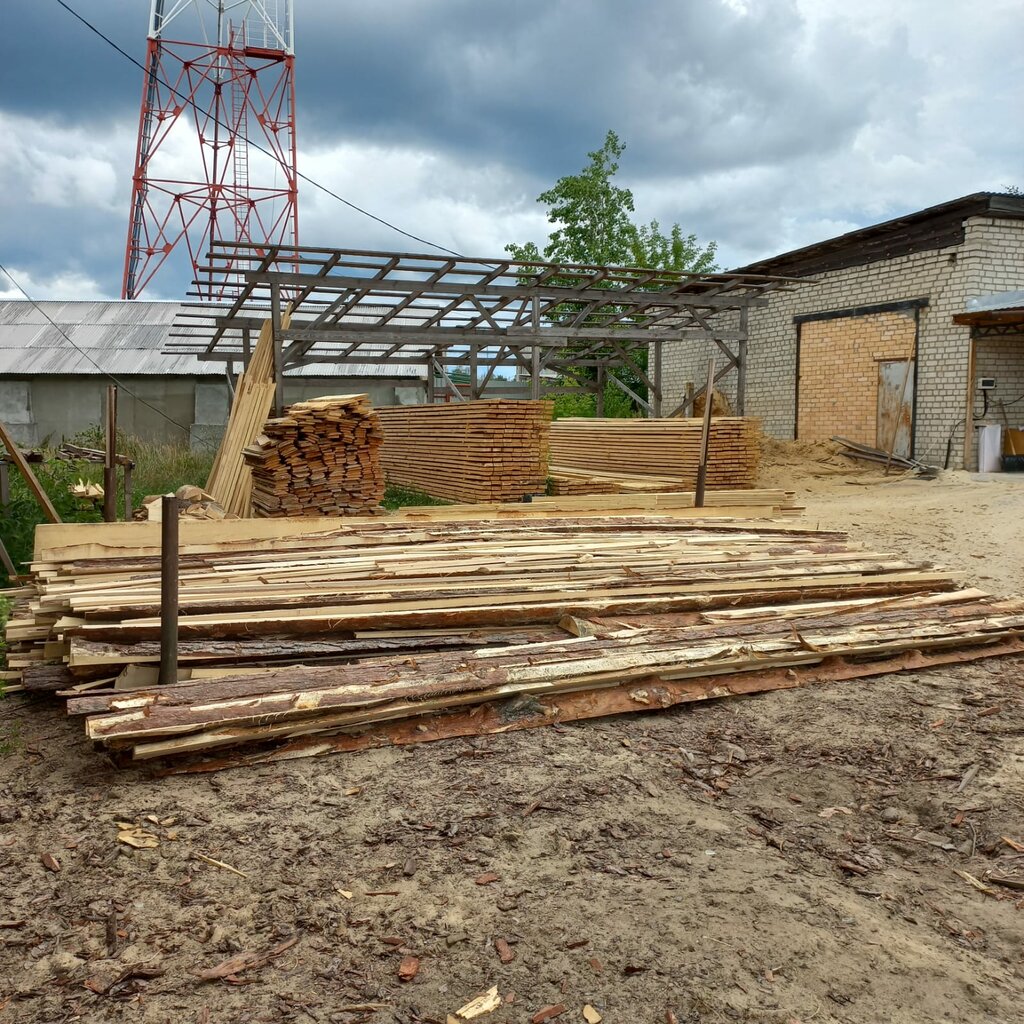 Ahşap endüstrisi Лесопилка, Vladimirskaya oblastı, foto
